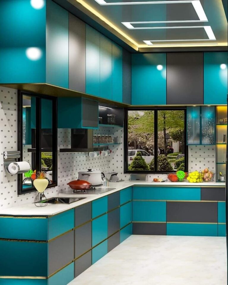Wooden vs. Galvanized Steel Modular Kitchen Cabinets - Premium ...